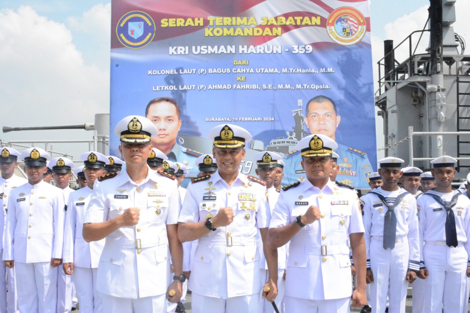 Letkol Laut (P) Ahmad Fahribi Putra Subulussalam Jabat Komandan Kapal ...